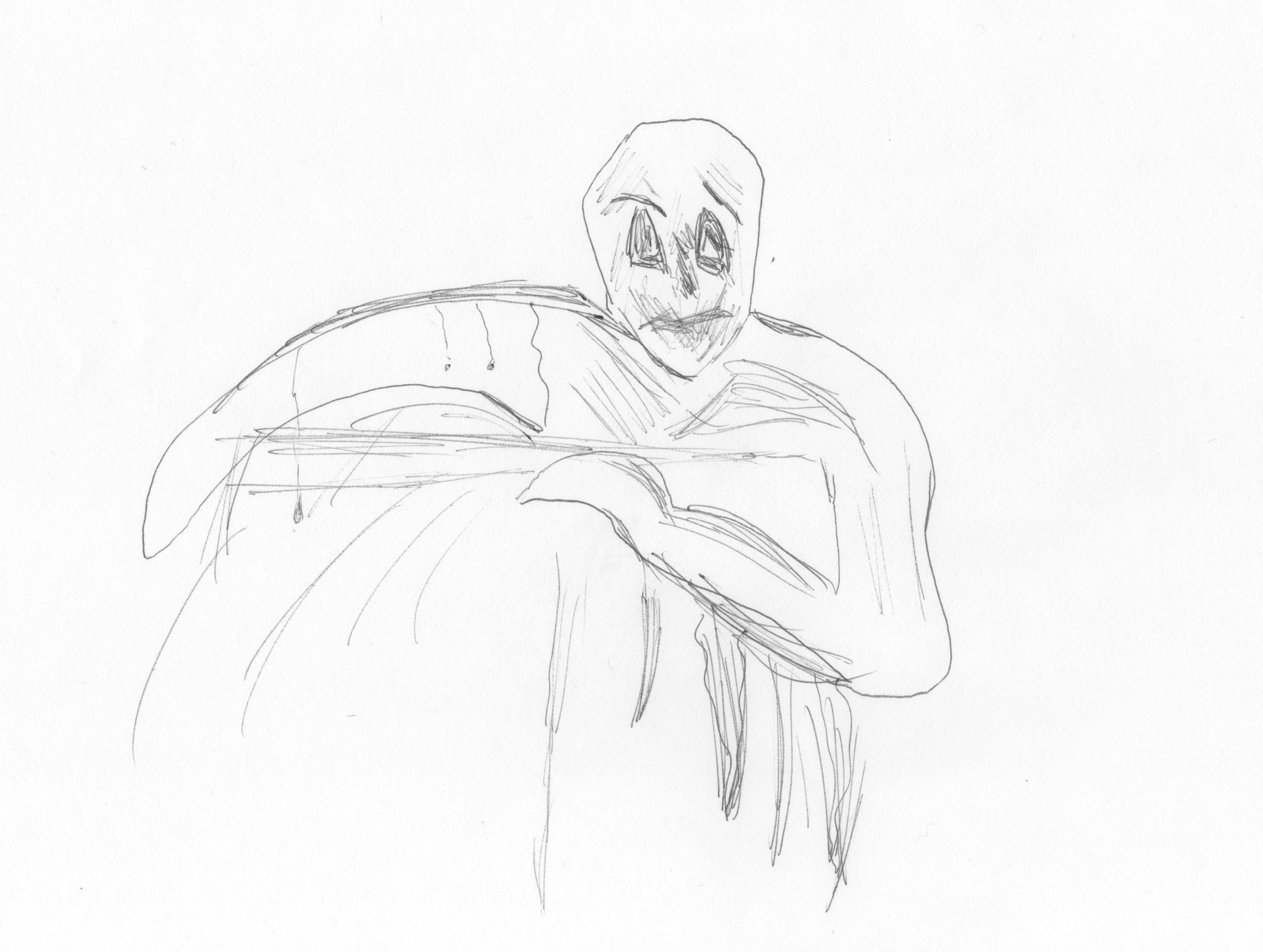 Spooky Demon in the Rear Window | Katherine Wikoff