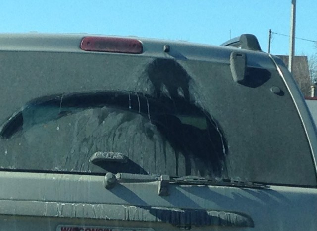 Spooky Demon in the Rear Window | Katherine Wikoff